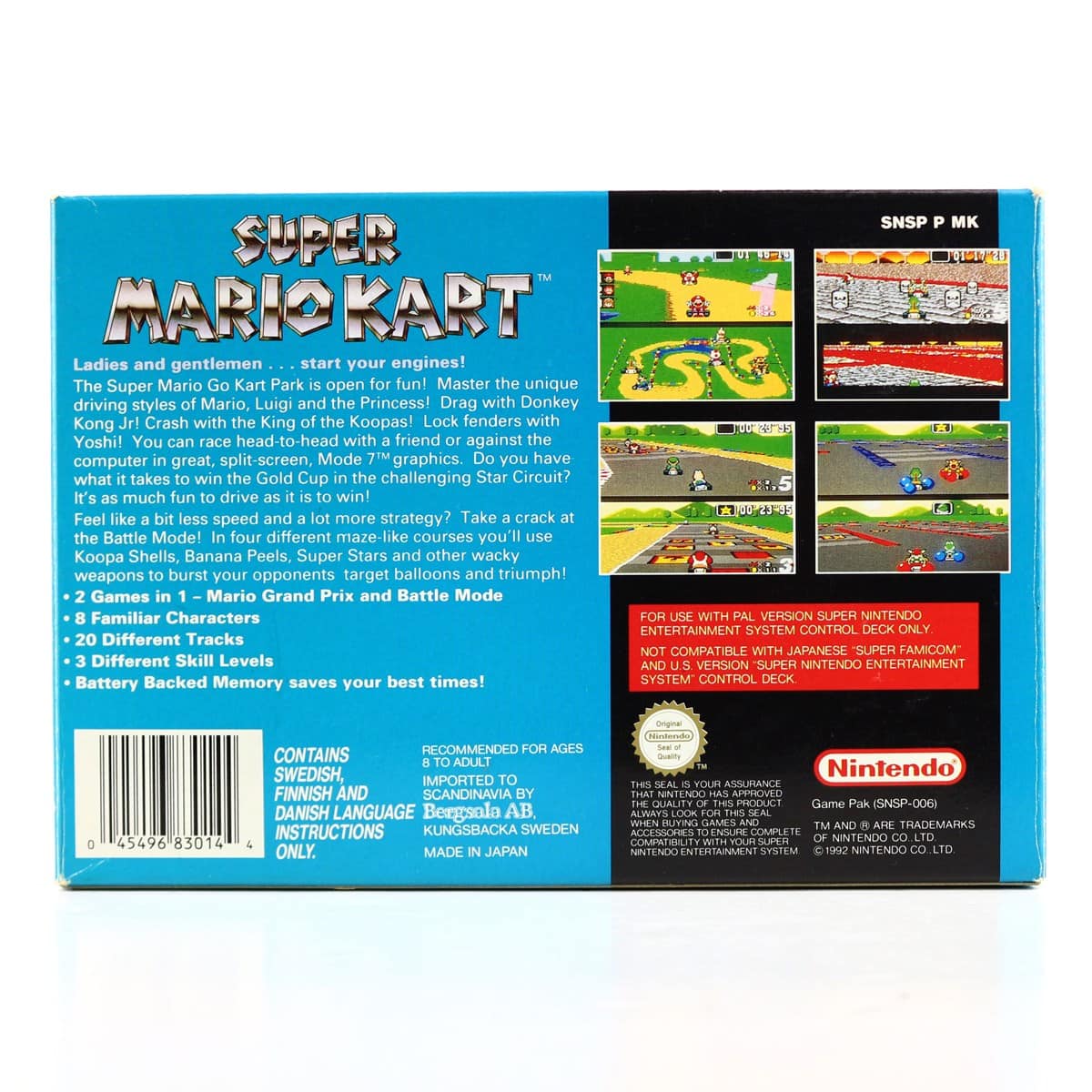 Super Mario Kart (SNES - Boxed - SCN) - WTS Retro - Køb spillet her