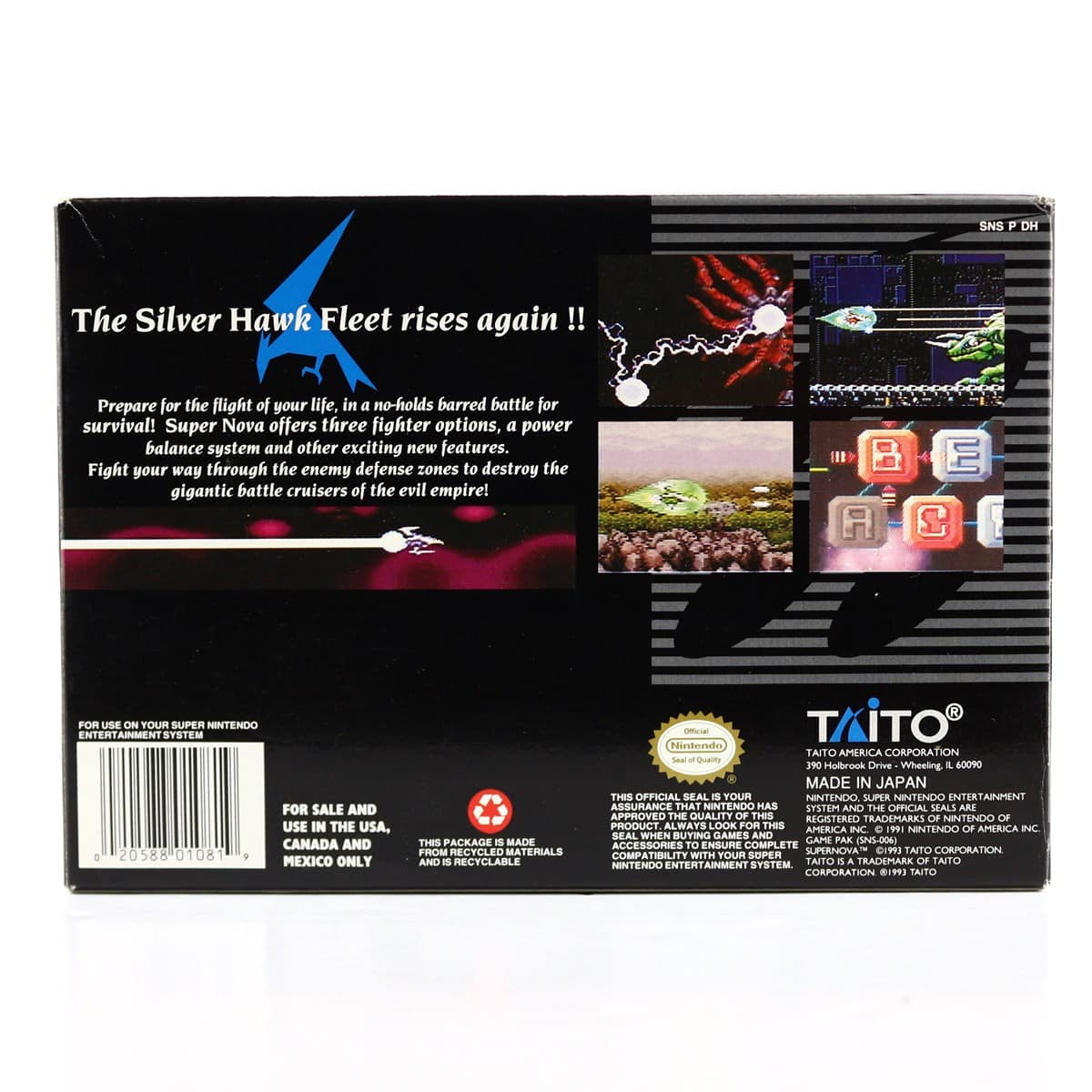 Super Nova (SNES - Boxed - USA) - WTS Retro - Køb spillet her