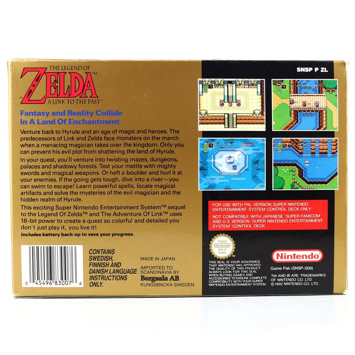 The Legend of Zelda: A Link to the Past (SNES - Boxed - SCN) - WTS ...