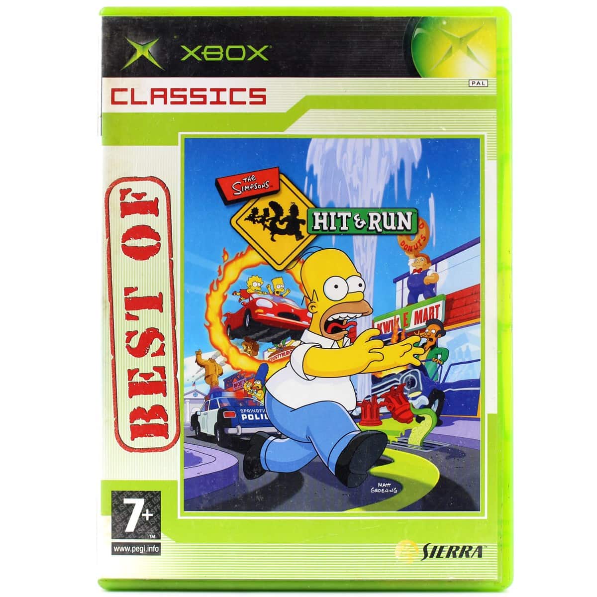 The Simpsons: Hit & Run (Xbox) - WTS Retro - Køb spillet her