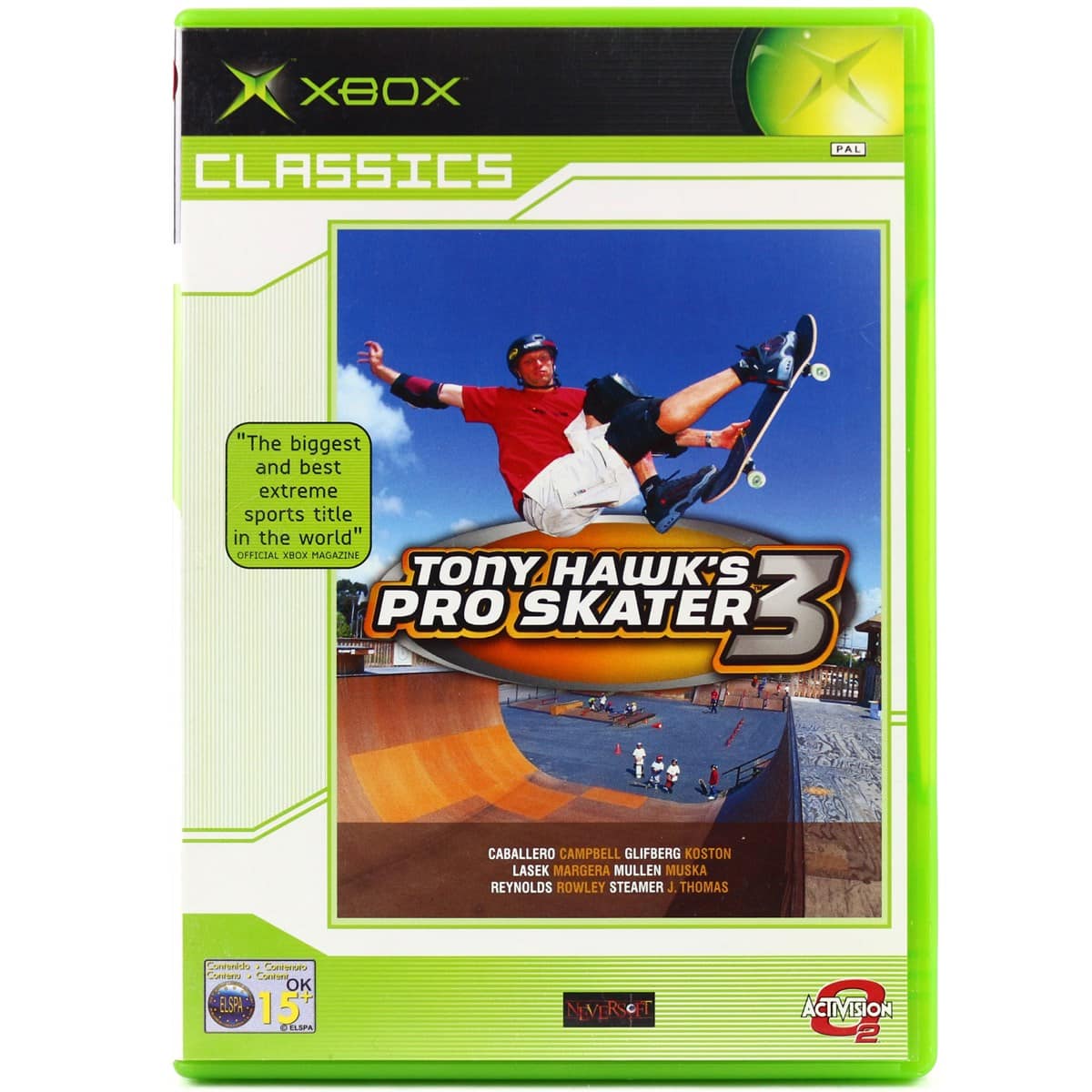 Tony Hawk´s Pro Skater 3 (Xbox) - WTS Retro - Køb spillet her