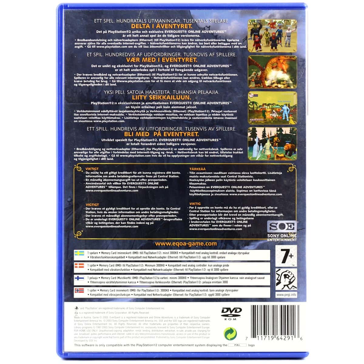 EverQuest Online Adventures (PS2) - WTS Retro - Køb spillet her