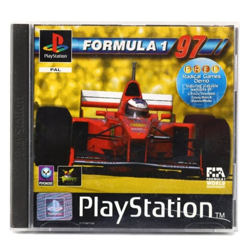 Formula 1 97 inkl. Radical Games Demo (PS1) - WTS Retro - Køb spillet her