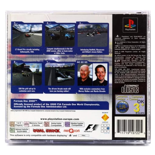 Formula One 2000 (PS1) - WTS Retro - Køb spillet her