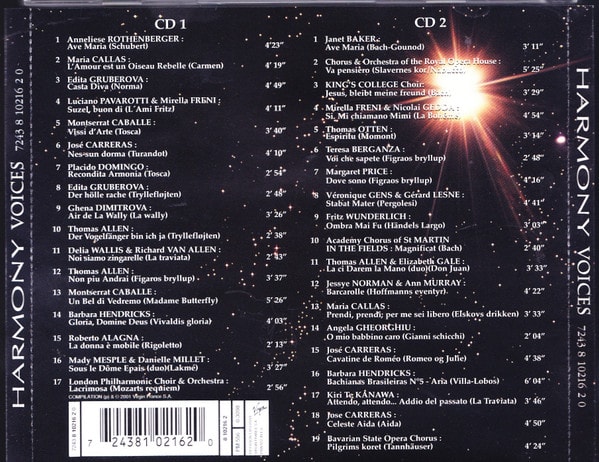 Harmony Voices - Songs Of The Dreams (CD) - Brugt Musik CD - WTS Retro - Køb her