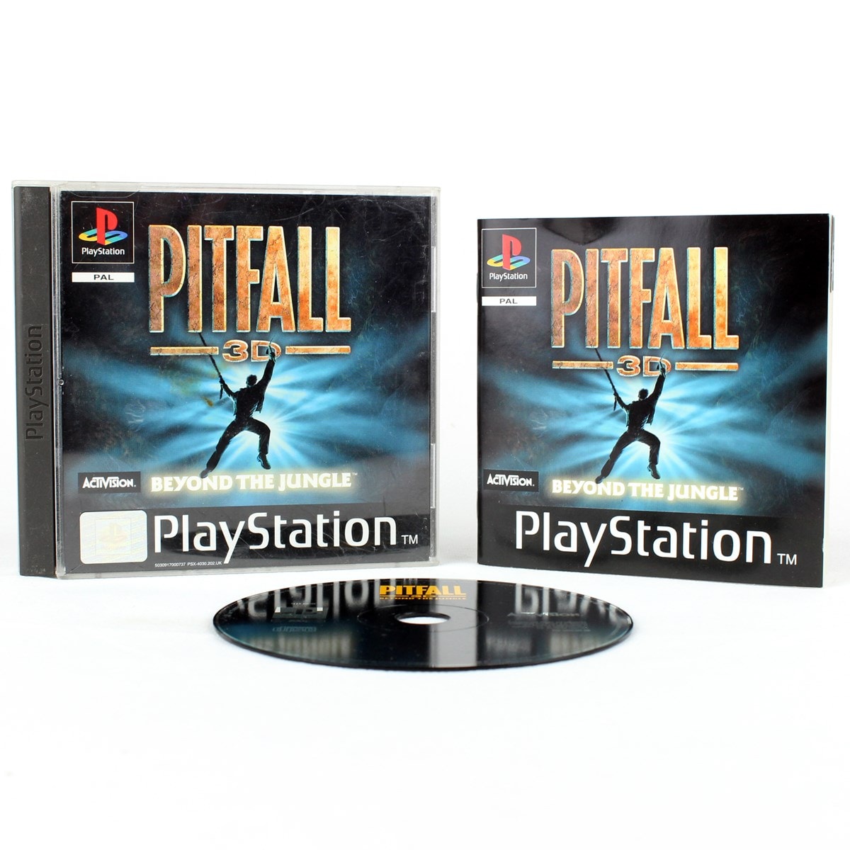 Pitfall 3D: Beyond the Jungle (PS1) - WTS Retro - Køb spillet her