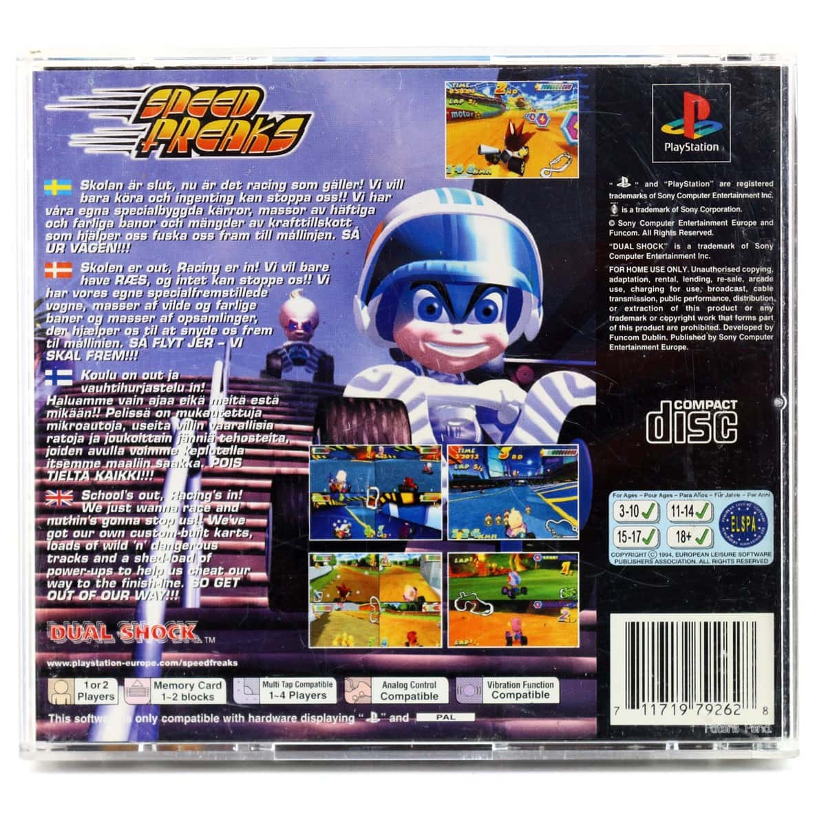 Speed Freaks (PS1) - WTS Retro - Køb spillet her