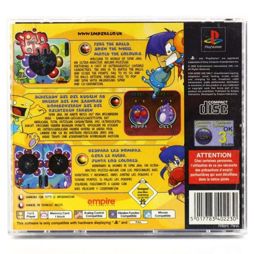 Spin Jam (PS1) - WTS Retro - Køb spillet her