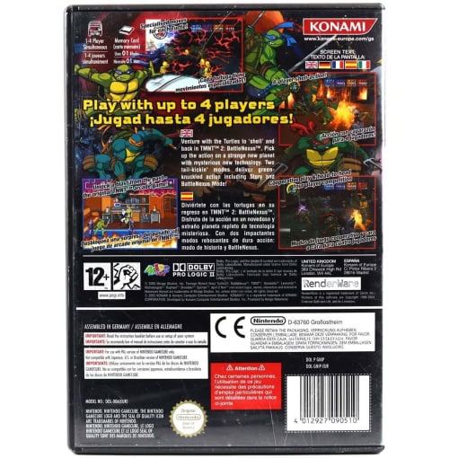 Teenage Mutant Ninja Turtles 2: Battle Nexus (Nintendo GameCube) - WTS ...
