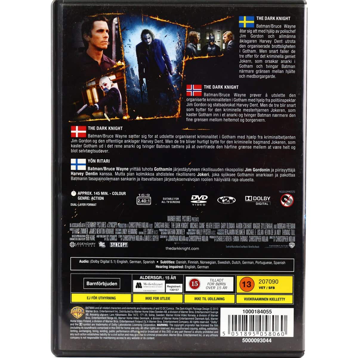 The Dark Knight (DVD) - WTS Retro - Køb filmen her
