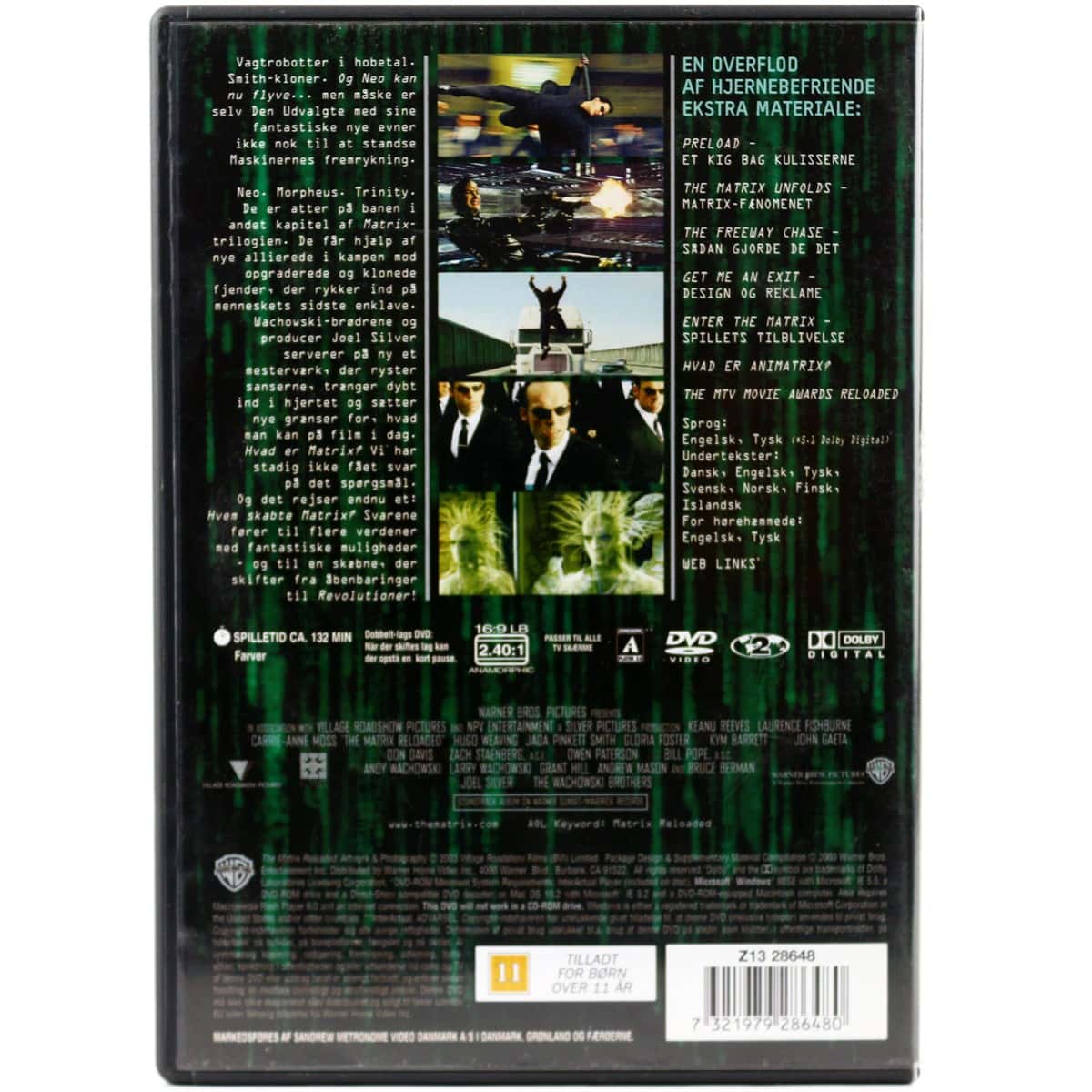 The Matrix Reloaded (DVD) - WTS Retro - Køb filmen her