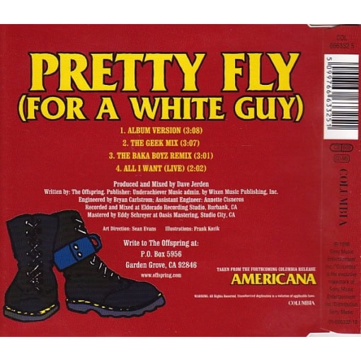 The Offspring – Pretty Fly (For A White Guy) (CD, Single) - Brugt Musik ...