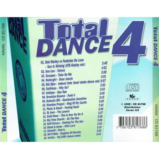 Total Dance 4 (CD) - Brugt Musik CD - WTS Retro