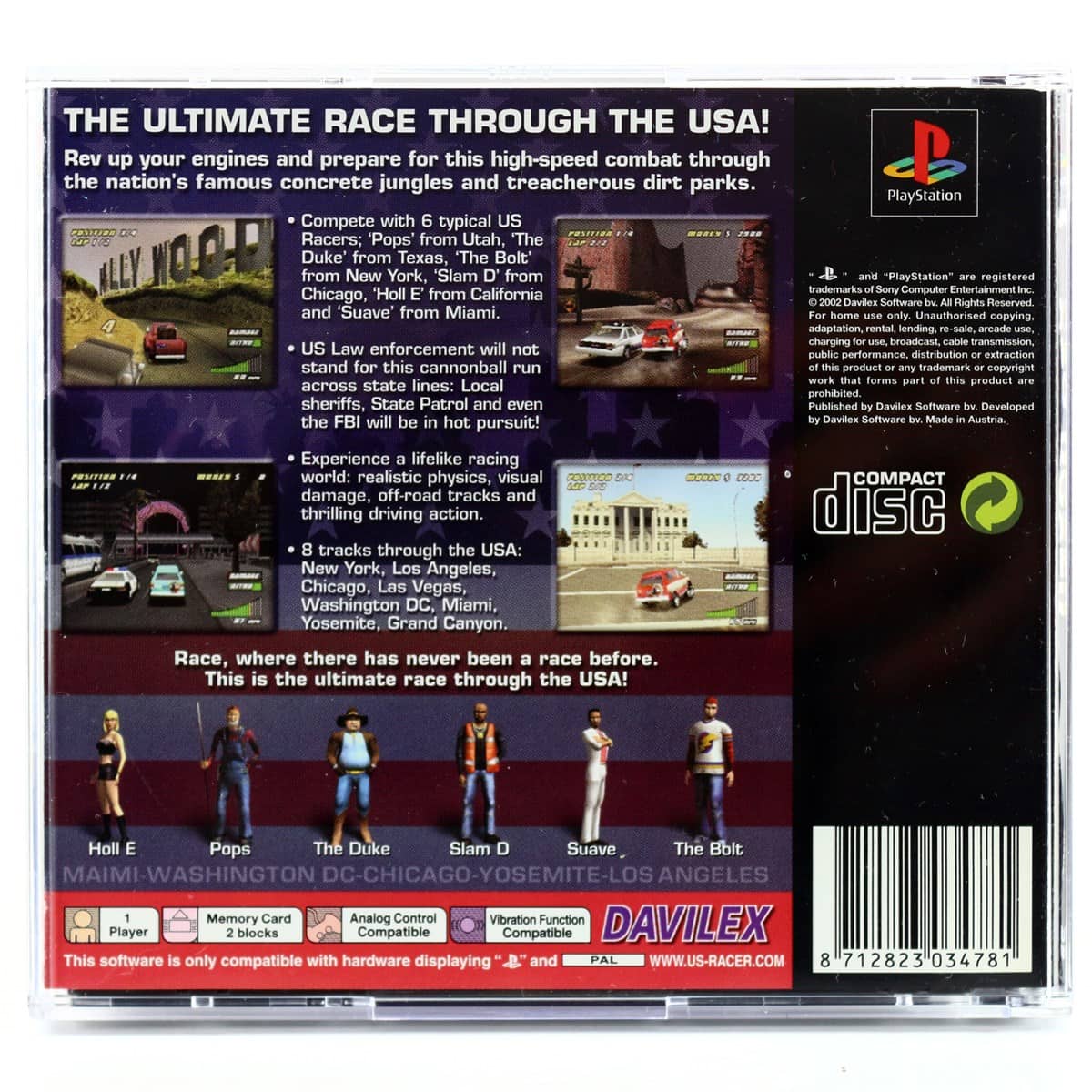 USA Racer (PS1) - WTS Retro - Køb spillet her