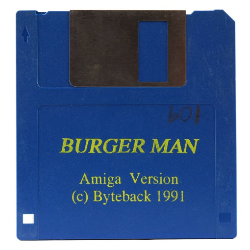 Burger Man (Amiga - Løs Diskette) - WTS Retro - Køb spillet her