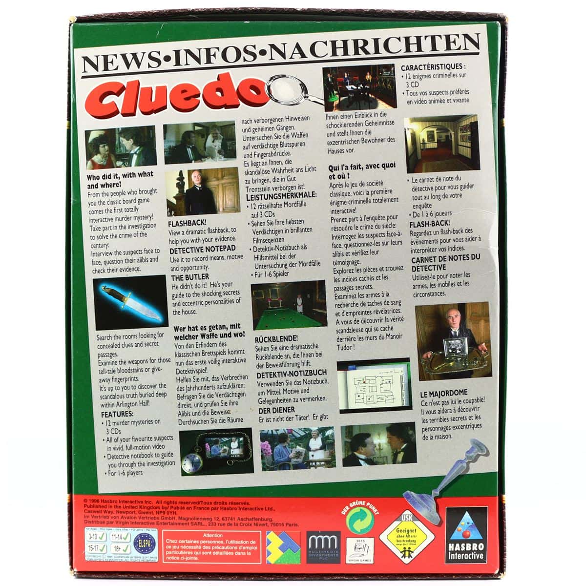 Cluedo (PC Big Box) - WTS Retro - Køb spillet her