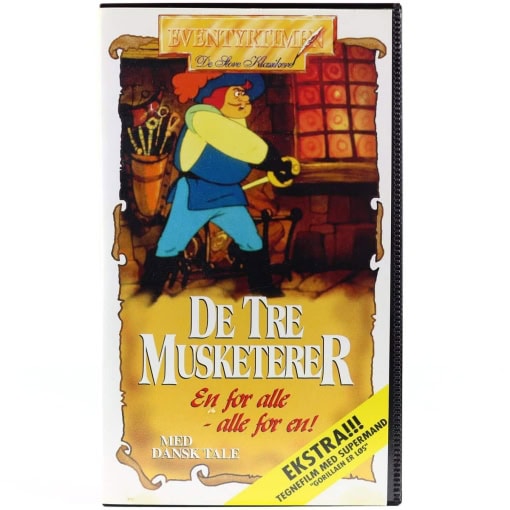 De tre musketerer - En for alle, alle for en! (VHS) - WTS Retro - Køb ...