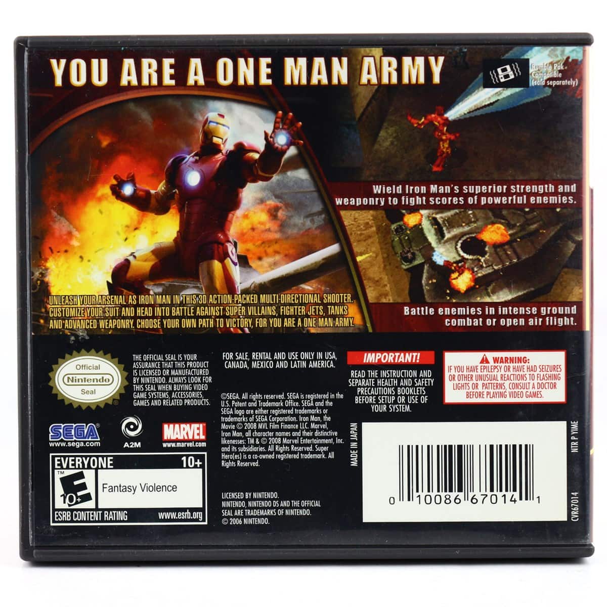Iron Man (Nintendo DS - USA) - WTS Retro - Køb spillet her