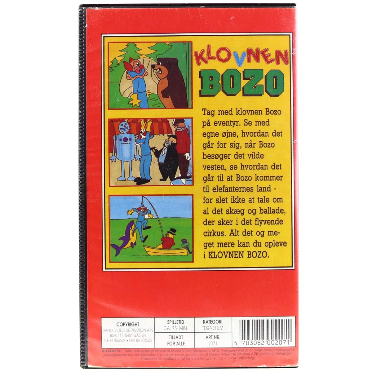 Klovnen Bozo (VHS) - WTS Retro