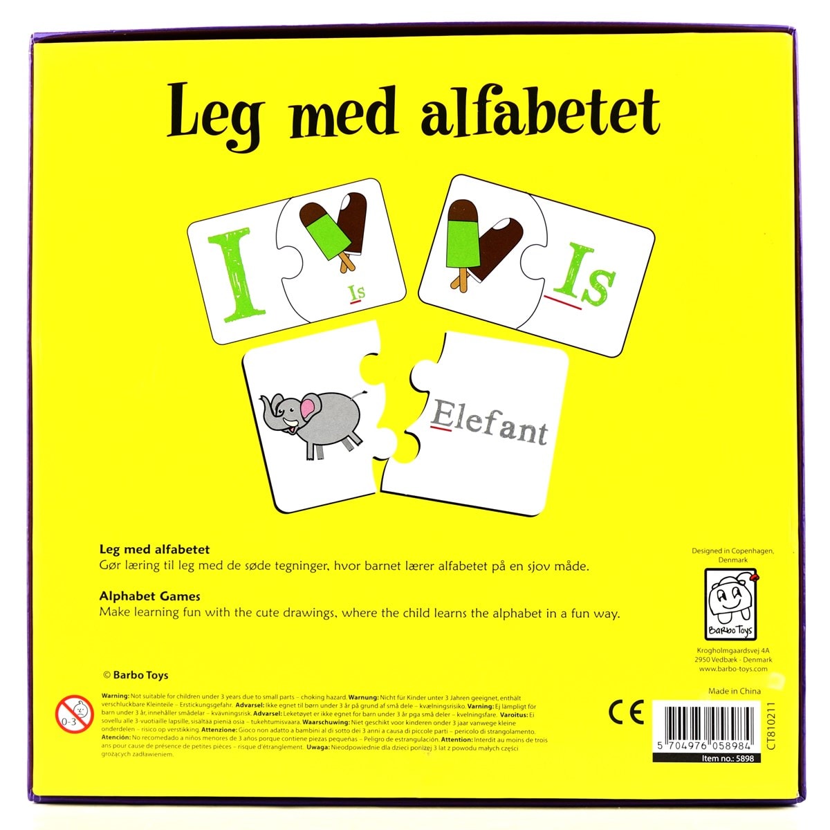 Leg med alfabetet (Puslespil) - WTS Retro - Køb her