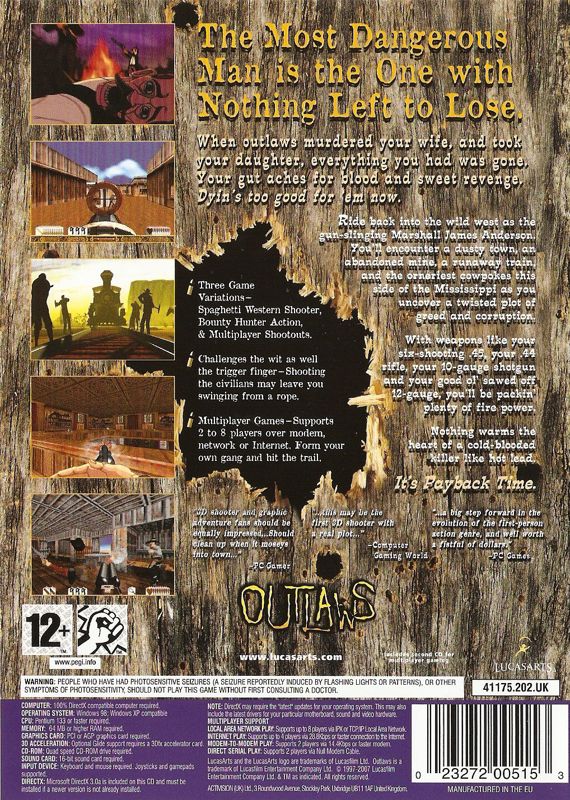 Outlaws (PC - Classics) - WTS Retro - Køb spillet her