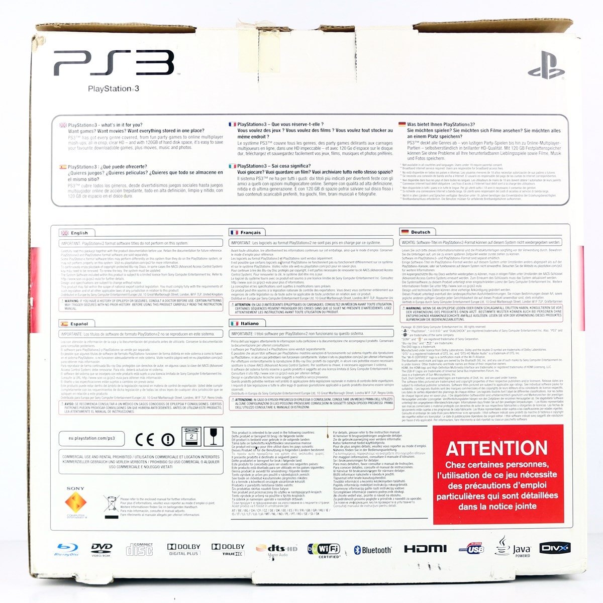Sony Playstation 3 120GB Slim Konsol (PS3 - Boxed) - WTS Retro - Køb her