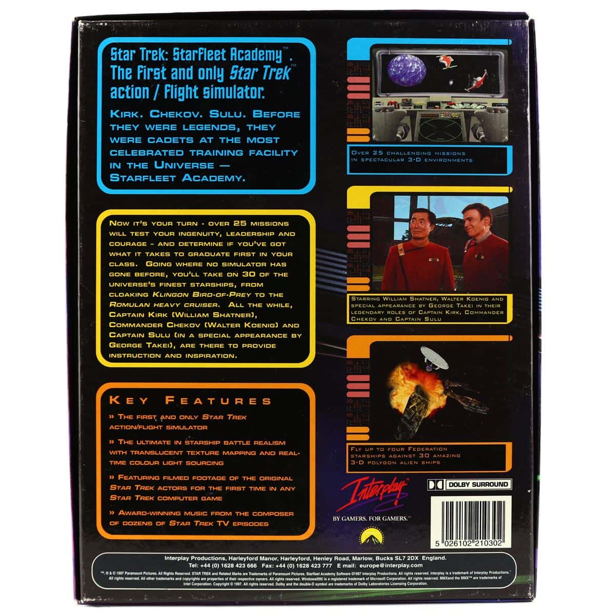 Star Trek: Starfleet Academy (PC Big Box) - WTS Retro - Køb spillet her