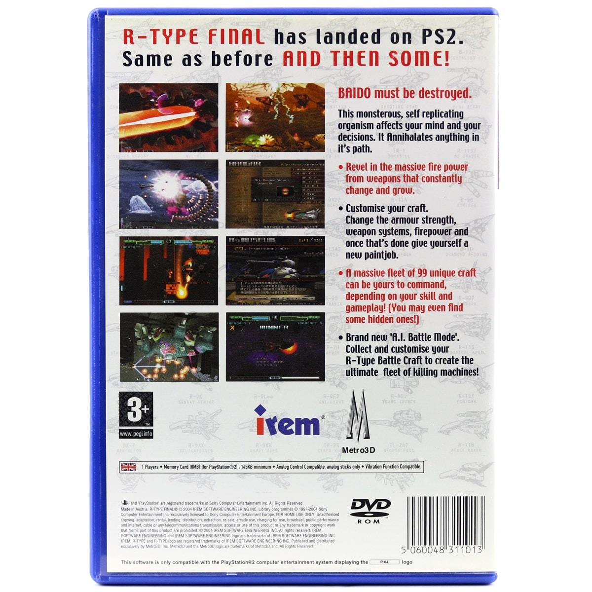 R-Type Final (PS2) - WTS Retro - Køb spillet her