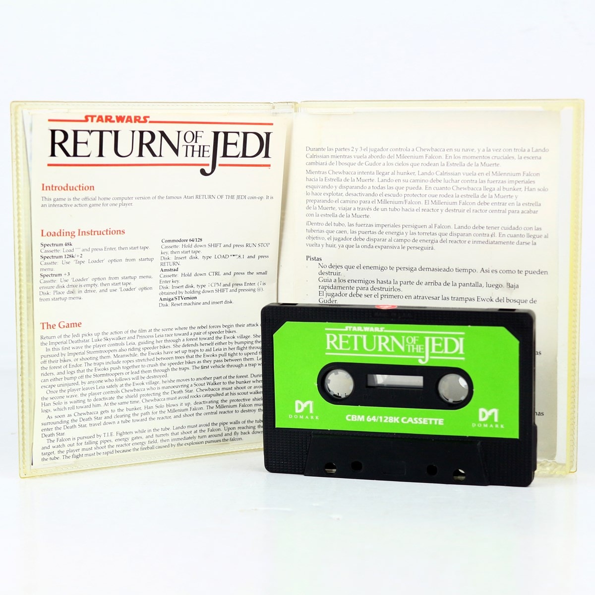 Star Wars: Return of the Jedi (C64 Cassette) - WTS Retro - Køb spillet her
