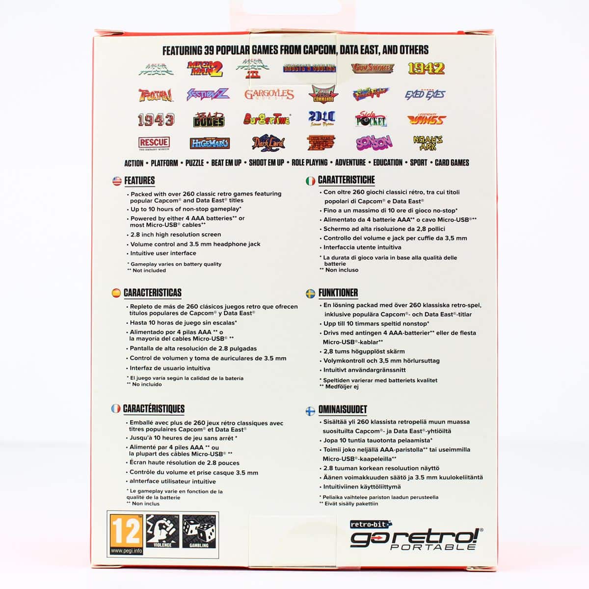 Retro-Bit Go Retro! Portable spillekonsol - WTS Retro - Køb her