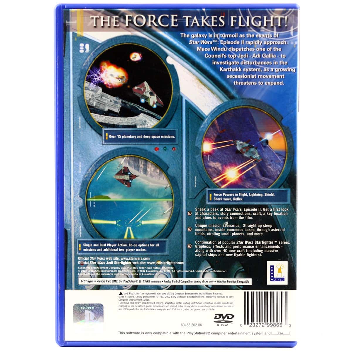 Star Wars: Jedi Starfighter (PS2) - WTS Retro - Køb spillet her