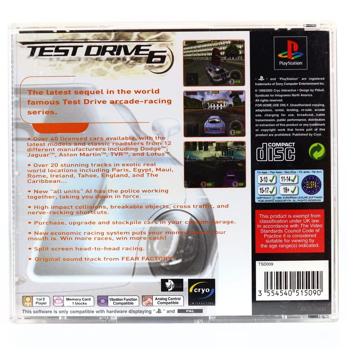 Test Drive 6 (PS1) - WTS Retro - Køb spillet her