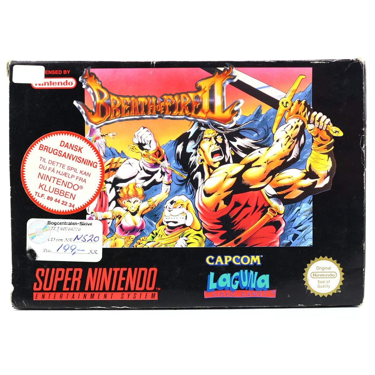 Breath of Fire II (SNES - Boxed) - WTS Retro - Køb spillet her