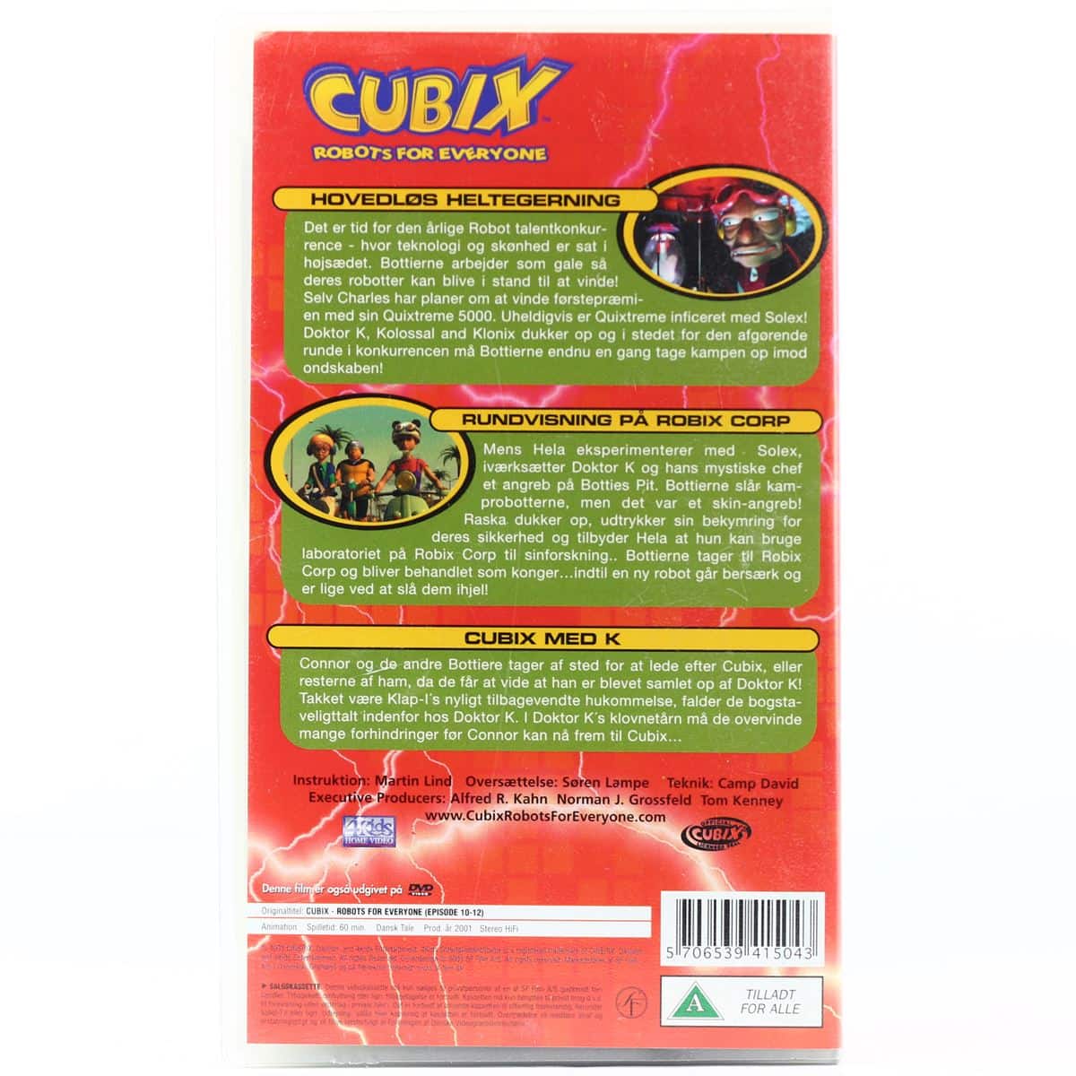 Cubix: Hovedløs heltegerning (VHS) - WTS Retro - Køb filmen her