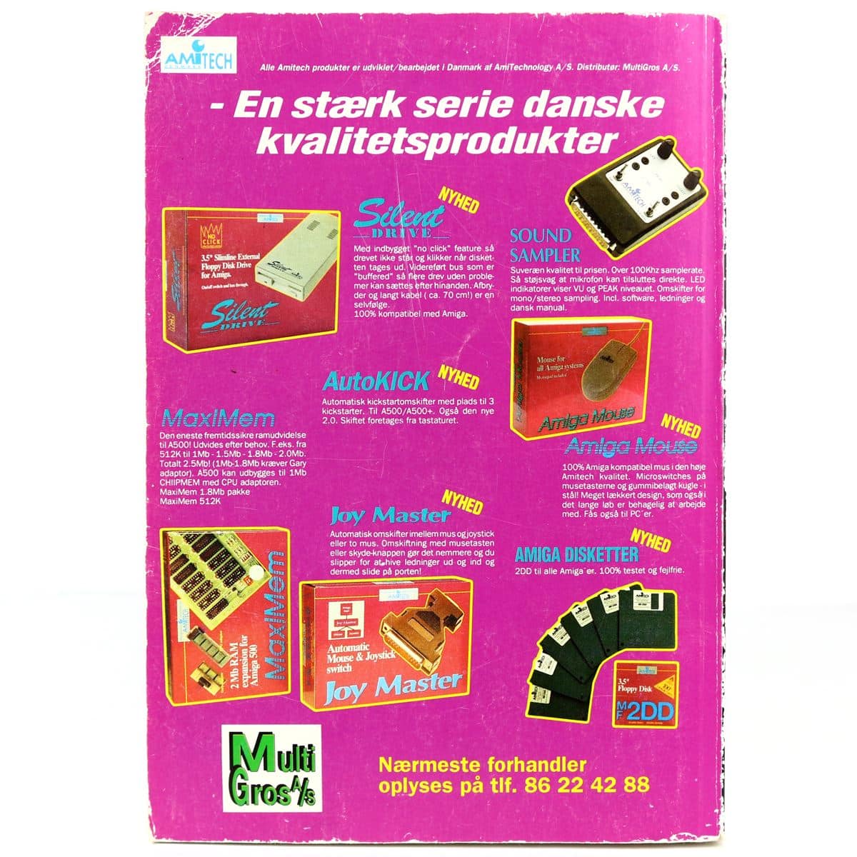 Dansk Amiga & CDTV Katalog 1992-93 - WTS Retro - Køb her