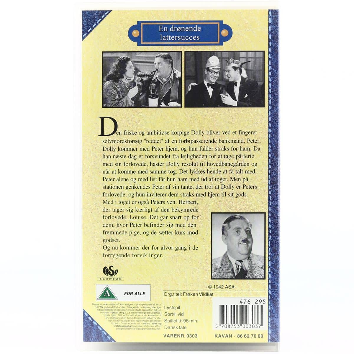 Frk. Vildkat (VHS) - WTS Retro - Køb filmen her