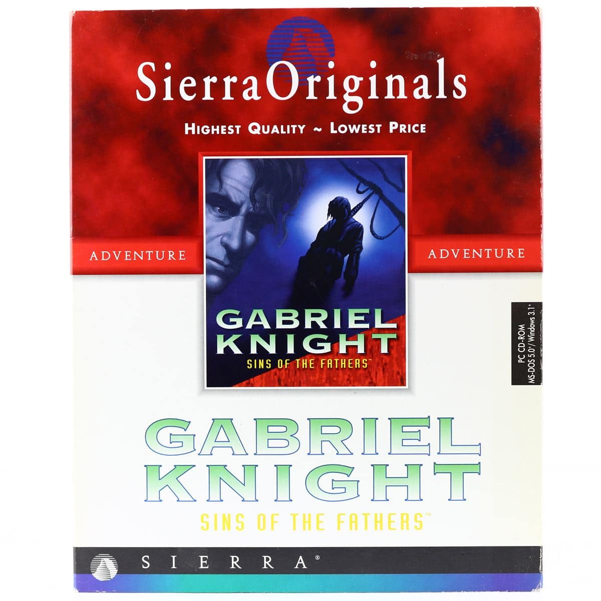 Gabriel Knight: Sins of the Fathers (PC Big Box – Sierra Originals ...