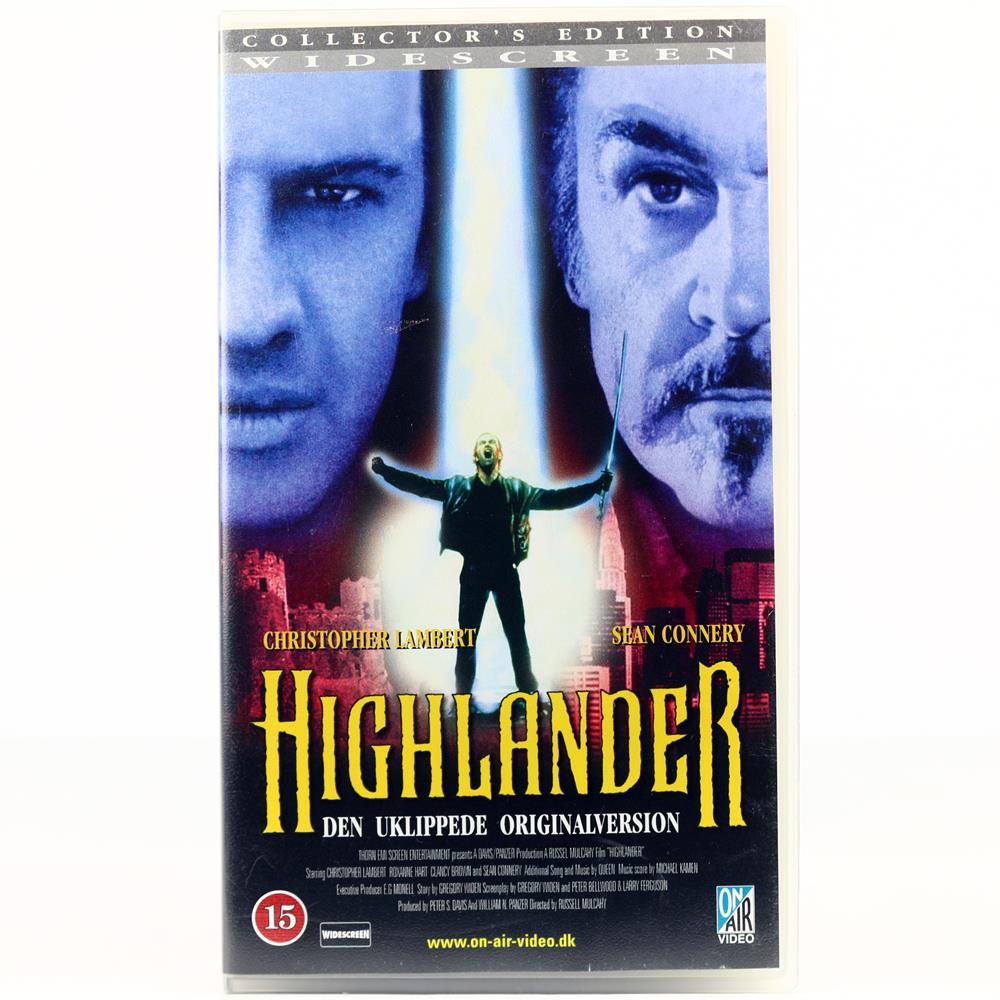 Highlander - Collector's Edition (VHS) - WTS Retro - Køb filmen her