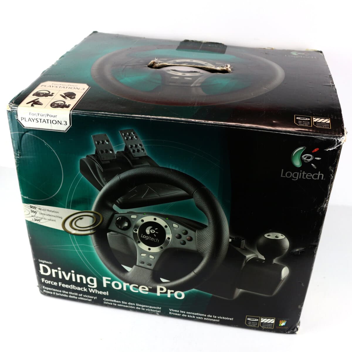 Logitech Driving Force Pro - Rat og pedalsæt (PC/PS2/PS3) - WTS Retro ...