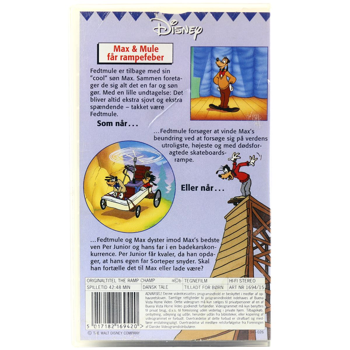Max & Mule får rampefeber (VHS) - WTS Retro - Køb filmen her