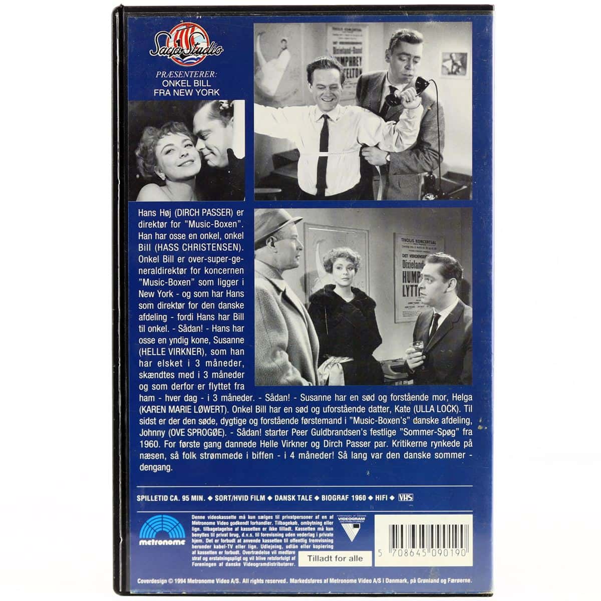 Onkel Bill fra New York (VHS) - WTS Retro - Køb filmen her