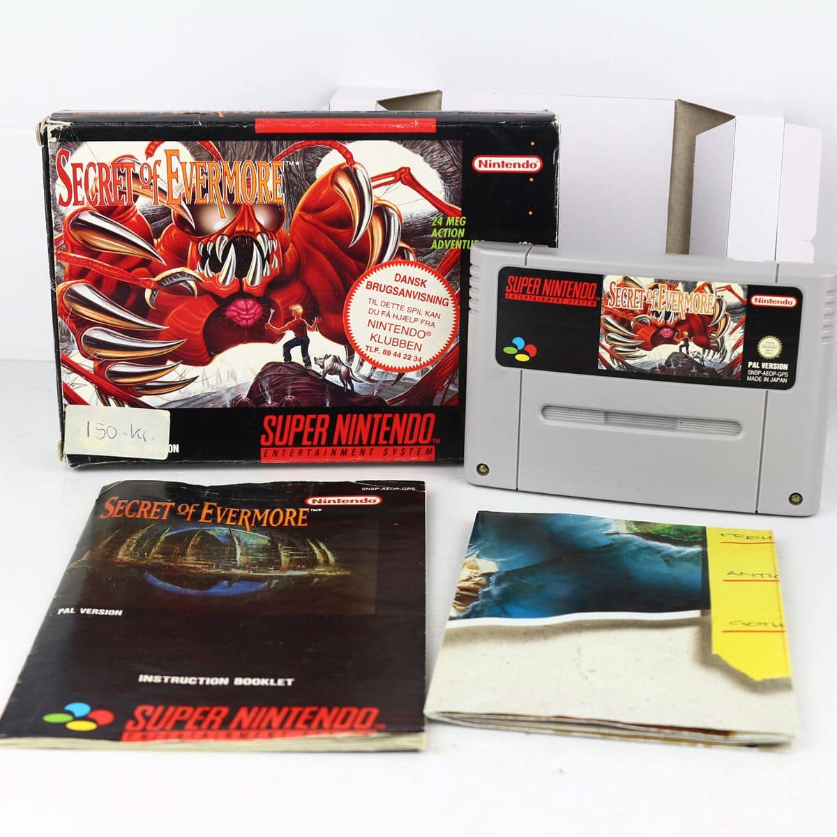 Secret of Evermore (SNES - Boxed) - WTS Retro - Køb spillet her