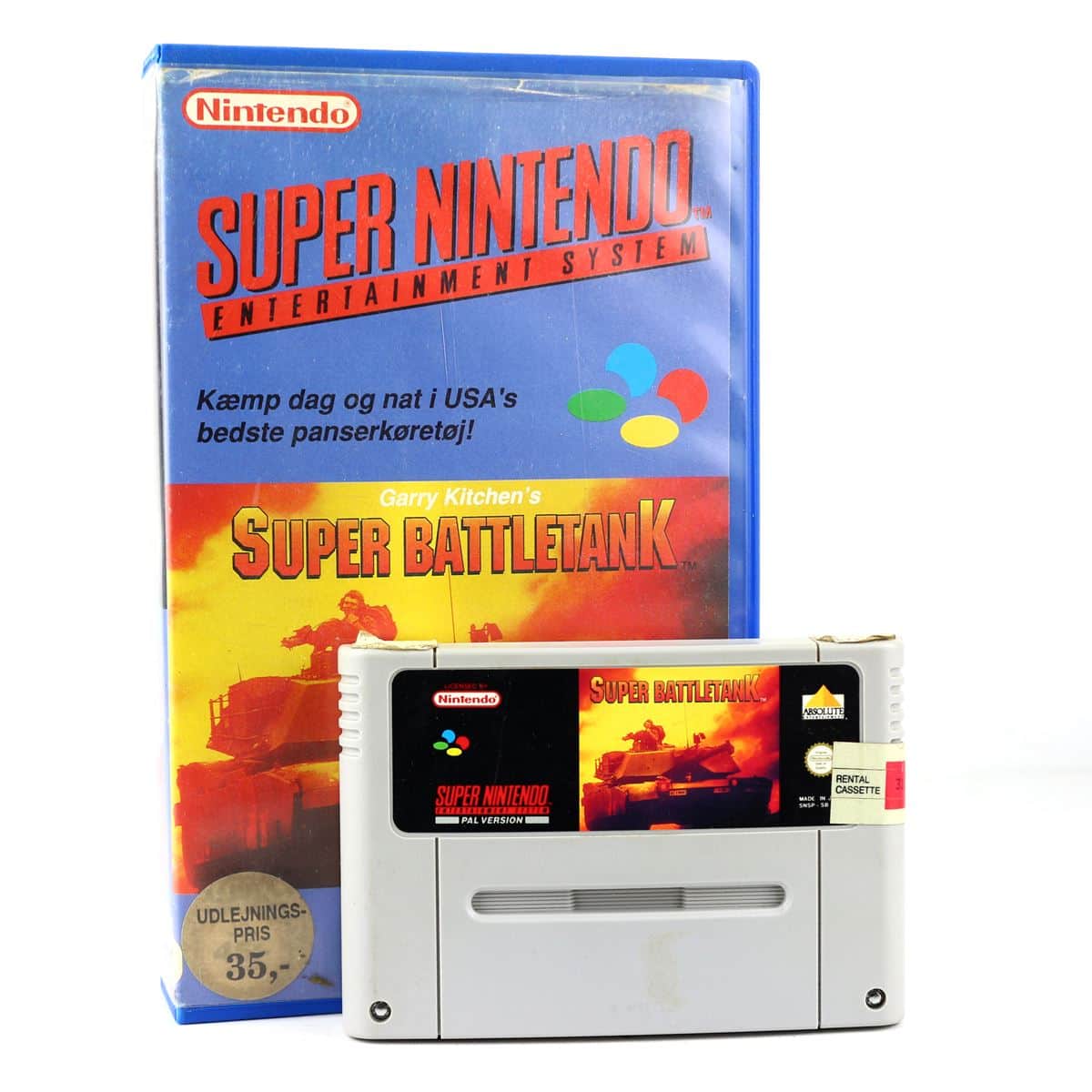 Super Battletank (SNES - Udlejningskassette) - WTS Retro - Køb her