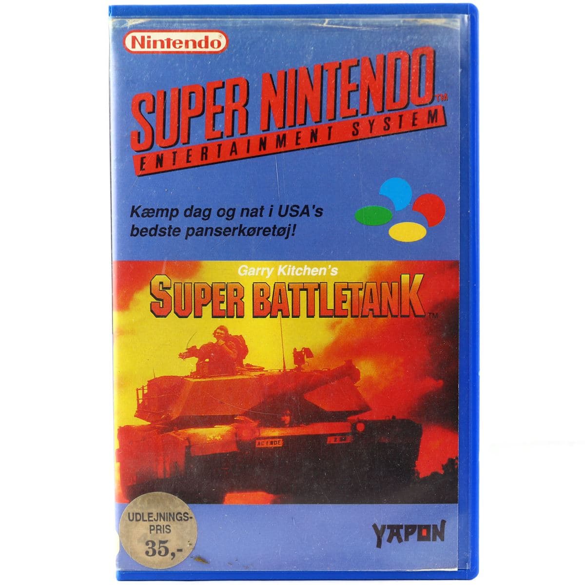 Super Battletank (SNES - Udlejningskassette) - WTS Retro - Køb her