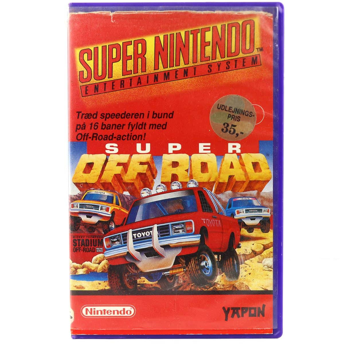 Super Off Road (SNES - Udlejningskassette) - WTS Retro - Køb her