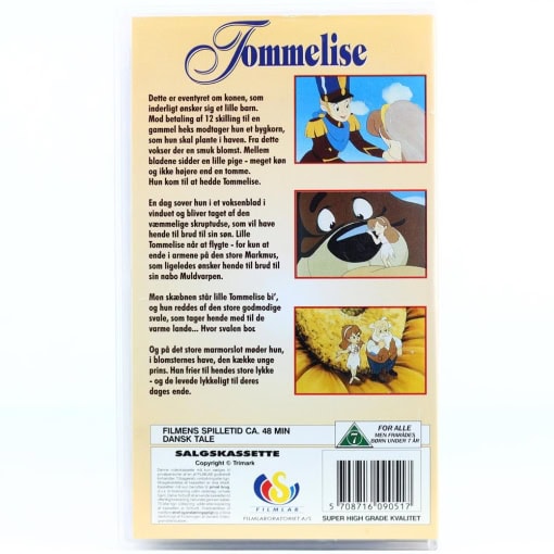 H.C. Andersen's Eventyrklassiker Tommelise (VHS) - WTS Retro - Køb filmen her