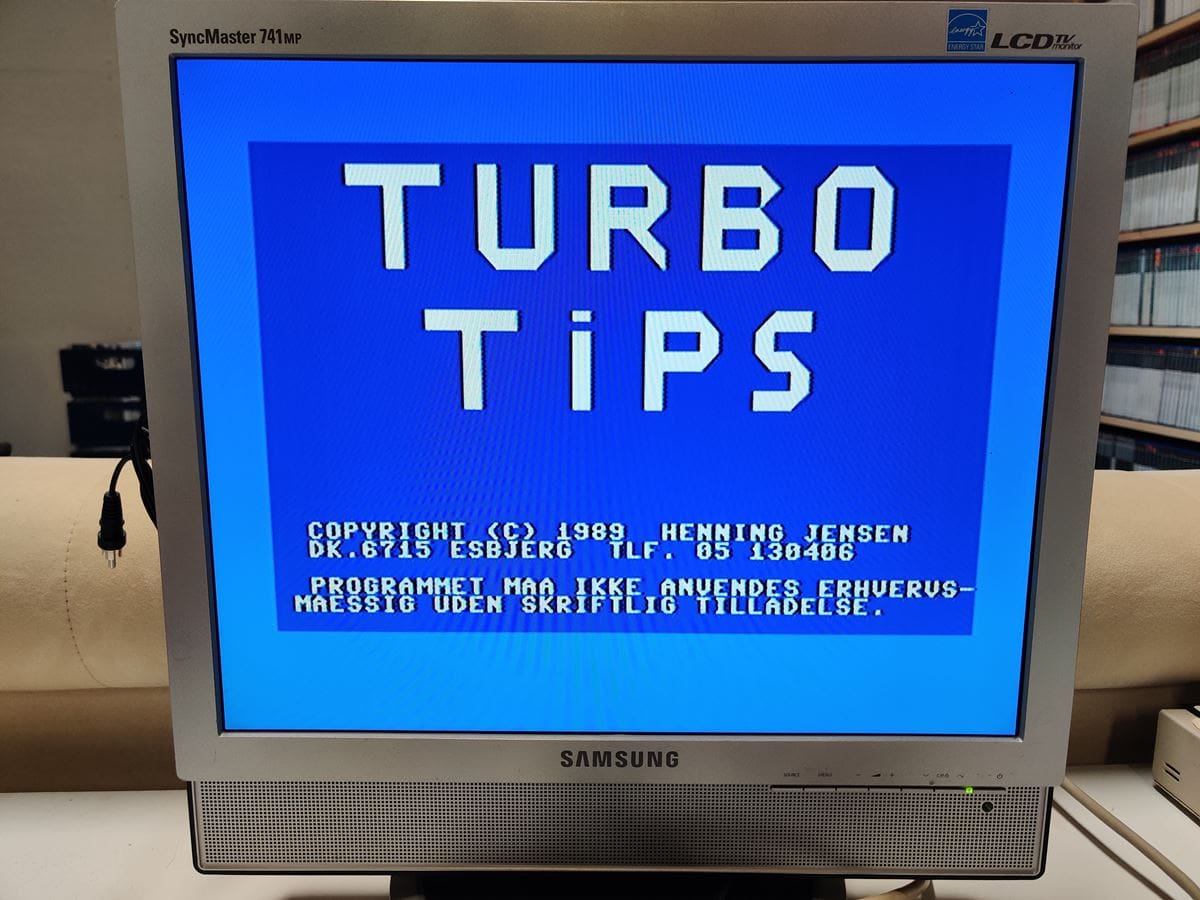 Turbo Tips (C64 Cartridge) - WTS Retro - Køb her