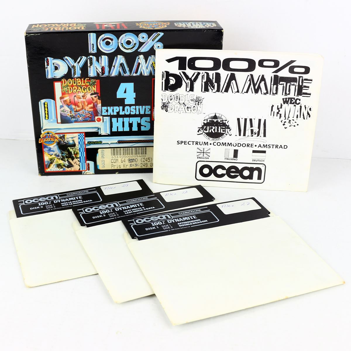 100% Dynamite (Commodore 64, Disk) - WTS Retro - Køb her