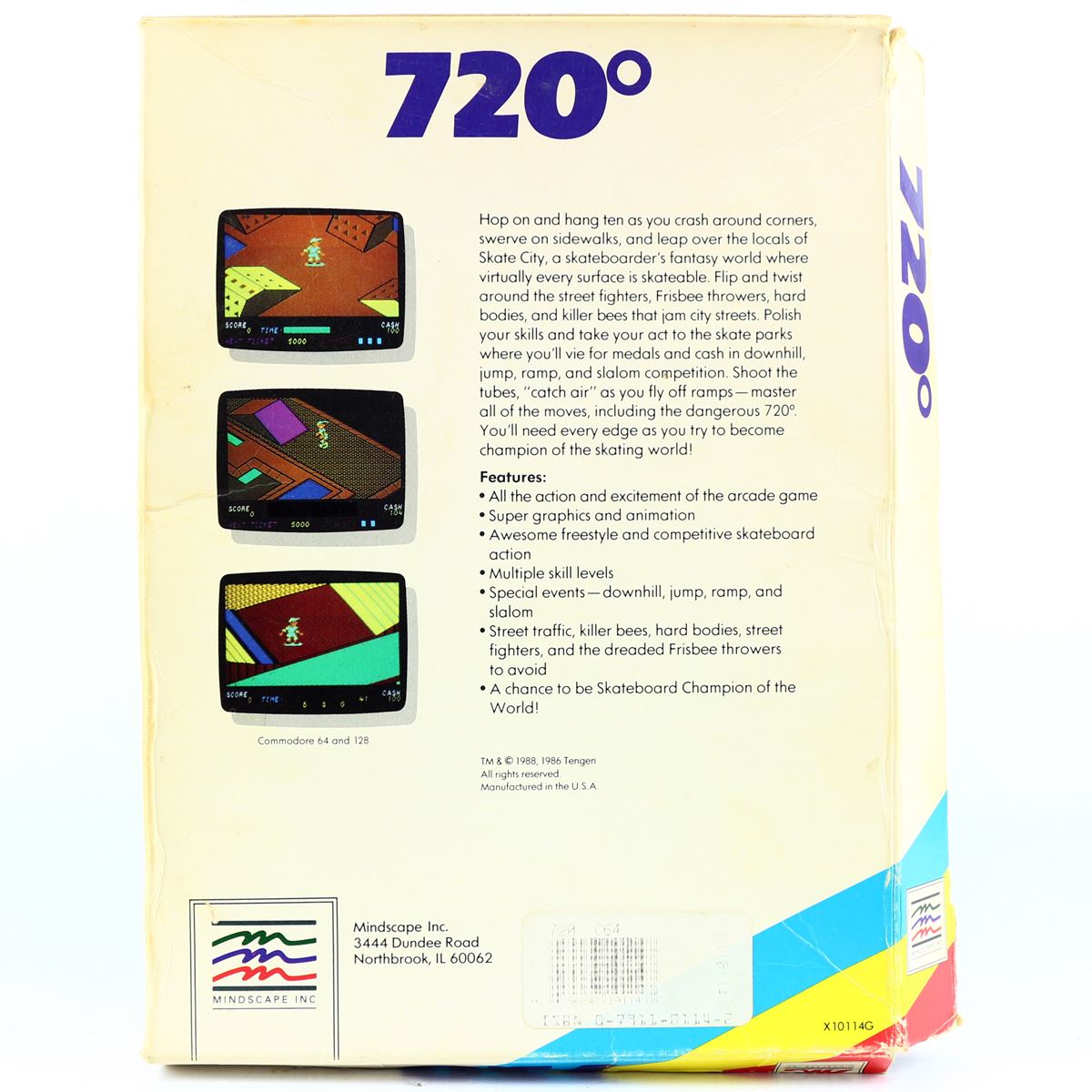 720º / 720 Degrees (Commodore 64, Disk) - WTS Retro - Køb her