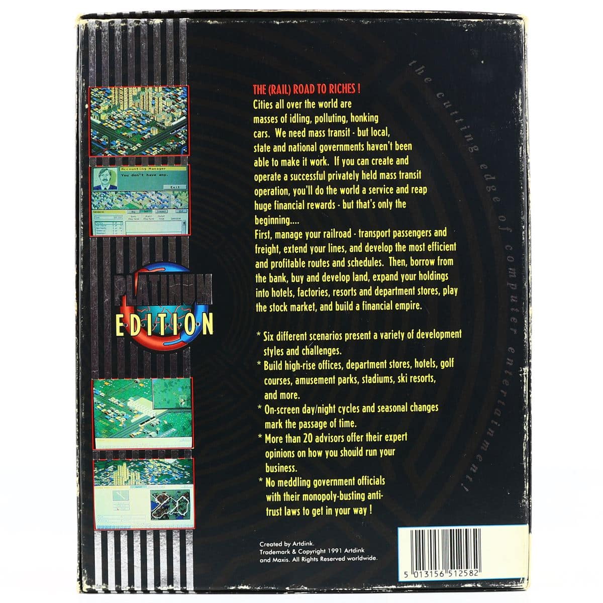 A-Train (Amiga, Big Box, The Hit Squad) - WTS Retro - Køb spillet her
